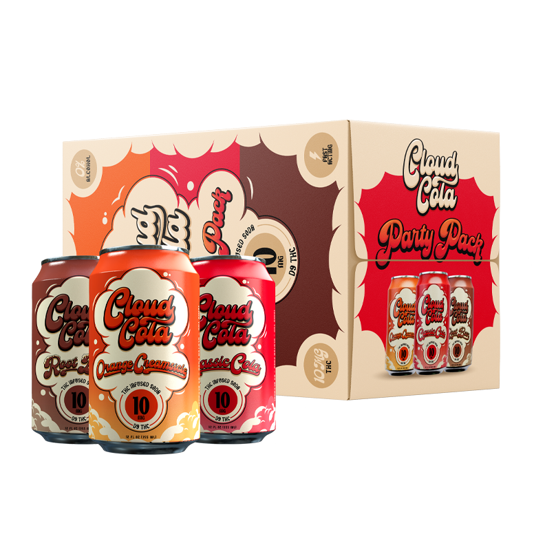 Cloud Cola Refreshing THC Infused Sodas Cannabis Beverages Cloud Cola Refreshing THC Infused Sodas Cannabis Beverages